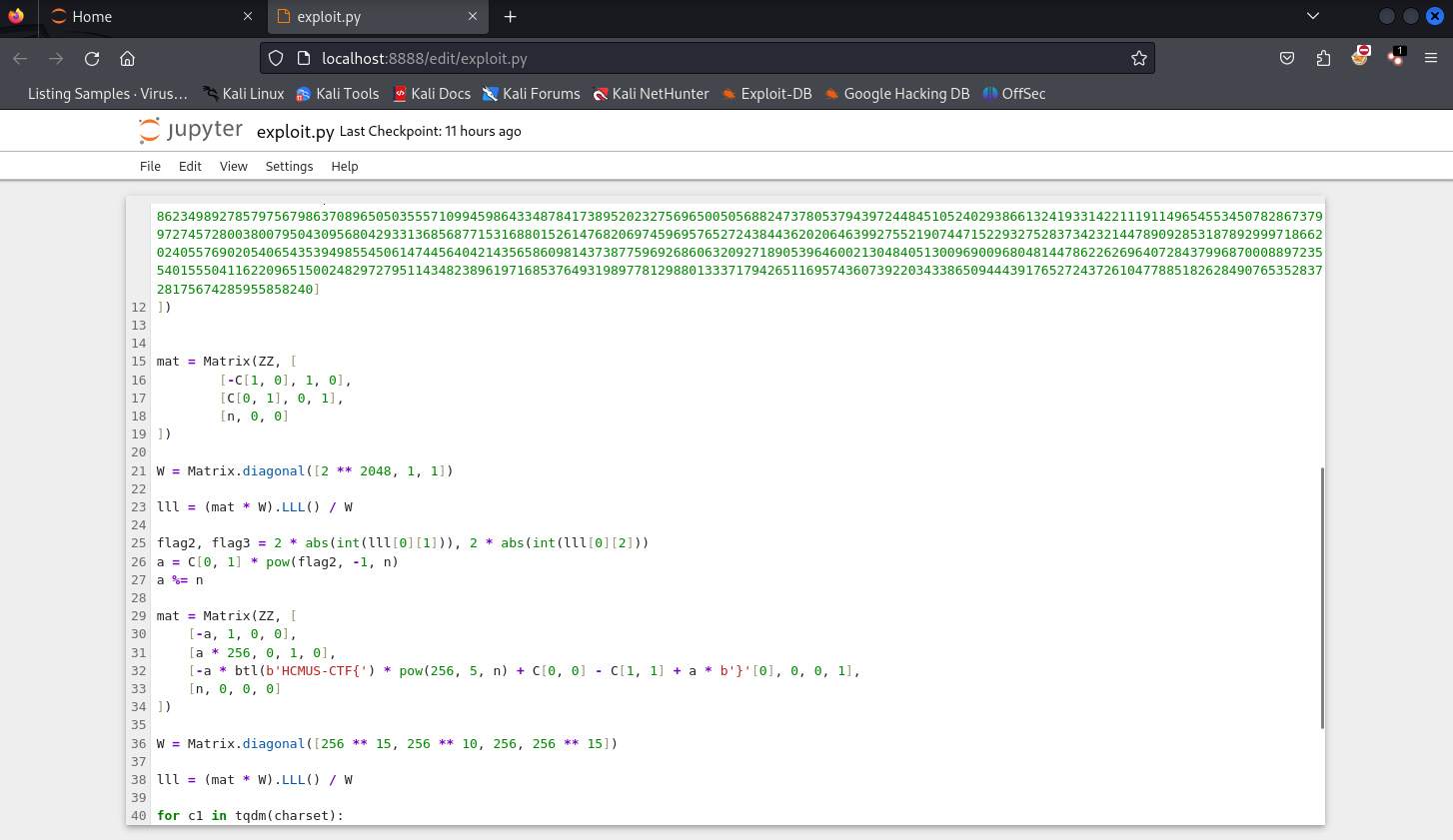 Sagemath Notebook | Dang Minh Duc